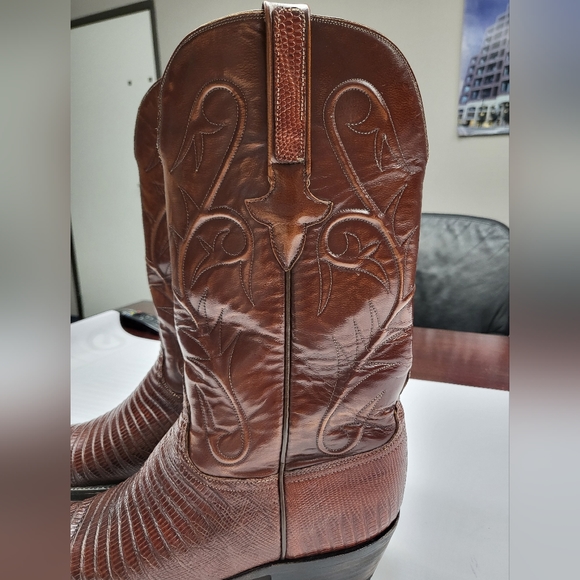 Lucchese | Shoes | Genuine Lucchese Classic Teju Lizard Boots 9d In ...